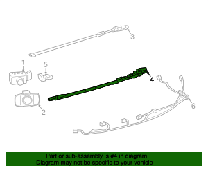2018-2021 Lexus NX300 Anti-Theft Infrared Sensor Bracket 891B1-78010 ...