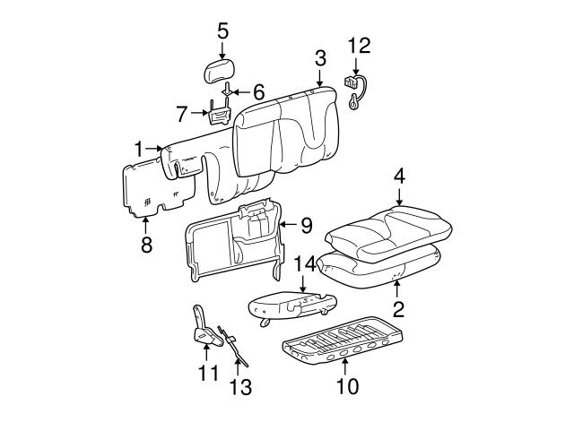 2003-2006 GM Frame 88940987 | GMPartsDirect.com