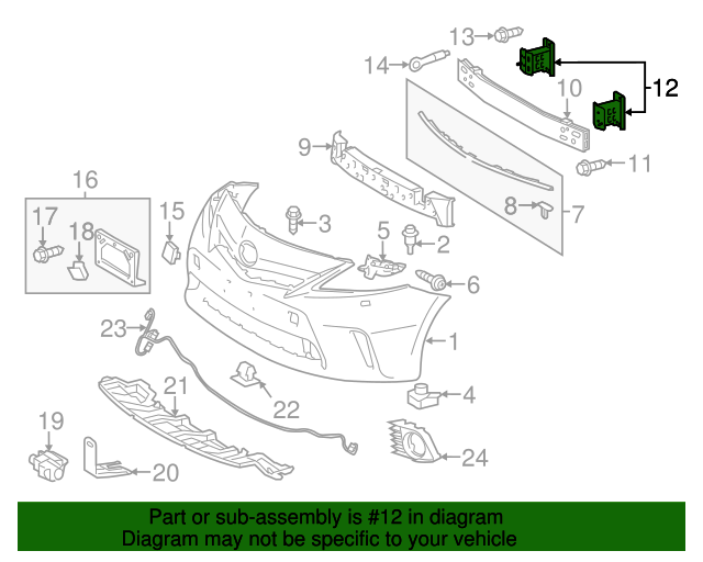 57014-47030 - Rail Extension - 2012-2014 Toyota Prius V | OEM Genuine ...