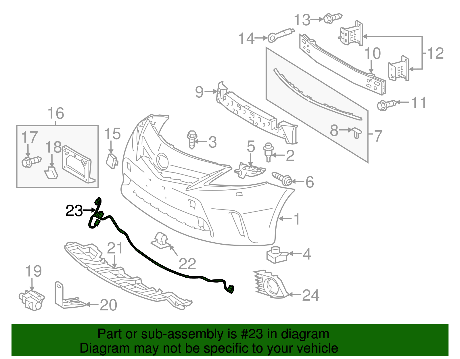 2012-2014 Toyota Prius V Wire Harness 82113-47060 | Toyota Parts Center