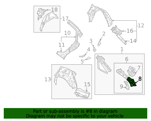 4K5-810-614 - Lower Reinforced 2019-2023 Audi | Audi OEM Parts