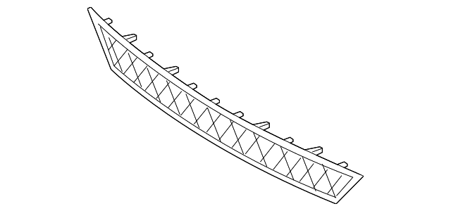 51117200729 - 2010-2013 BMW Center Grille (51-11-7-200-729) | BMW of ...