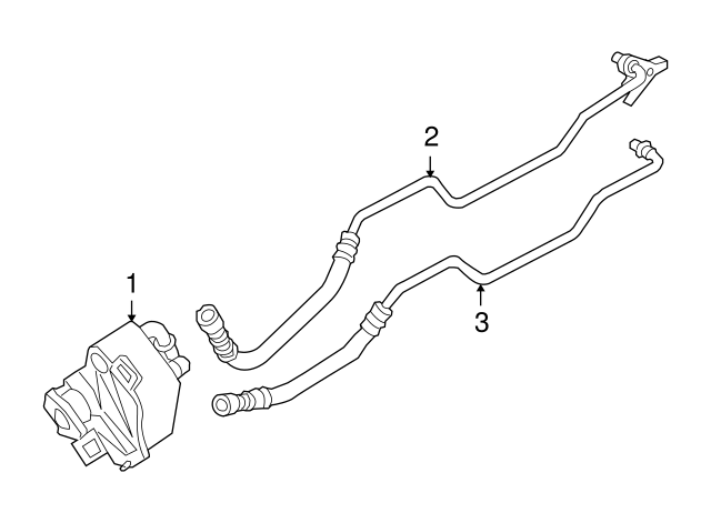 17-21-7-529-499 - Automatic Transmission Oil Cooler 2009-2011 BMW 335d ...
