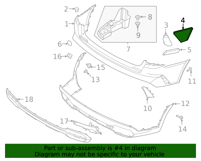 866V3-R5300 - Upper Absorber 2021-2023 Kia Sorento | Kia.Parts Store