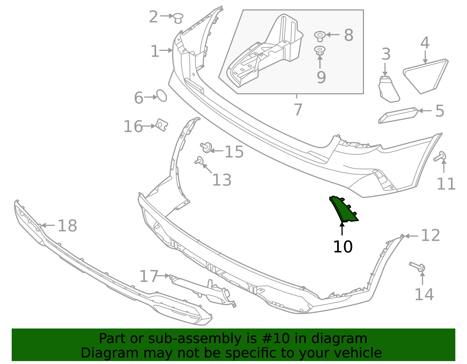86697-R5300 - Trim Cover 2021-2023 Kia Sorento | Kia.Parts Store
