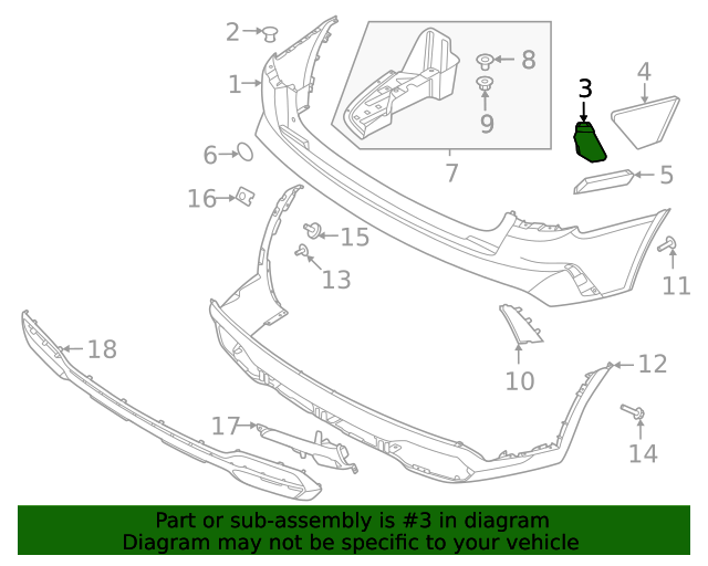866V1-R5300 - Upper Absorber 2021-2023 Kia Sorento | Kia.Parts Store