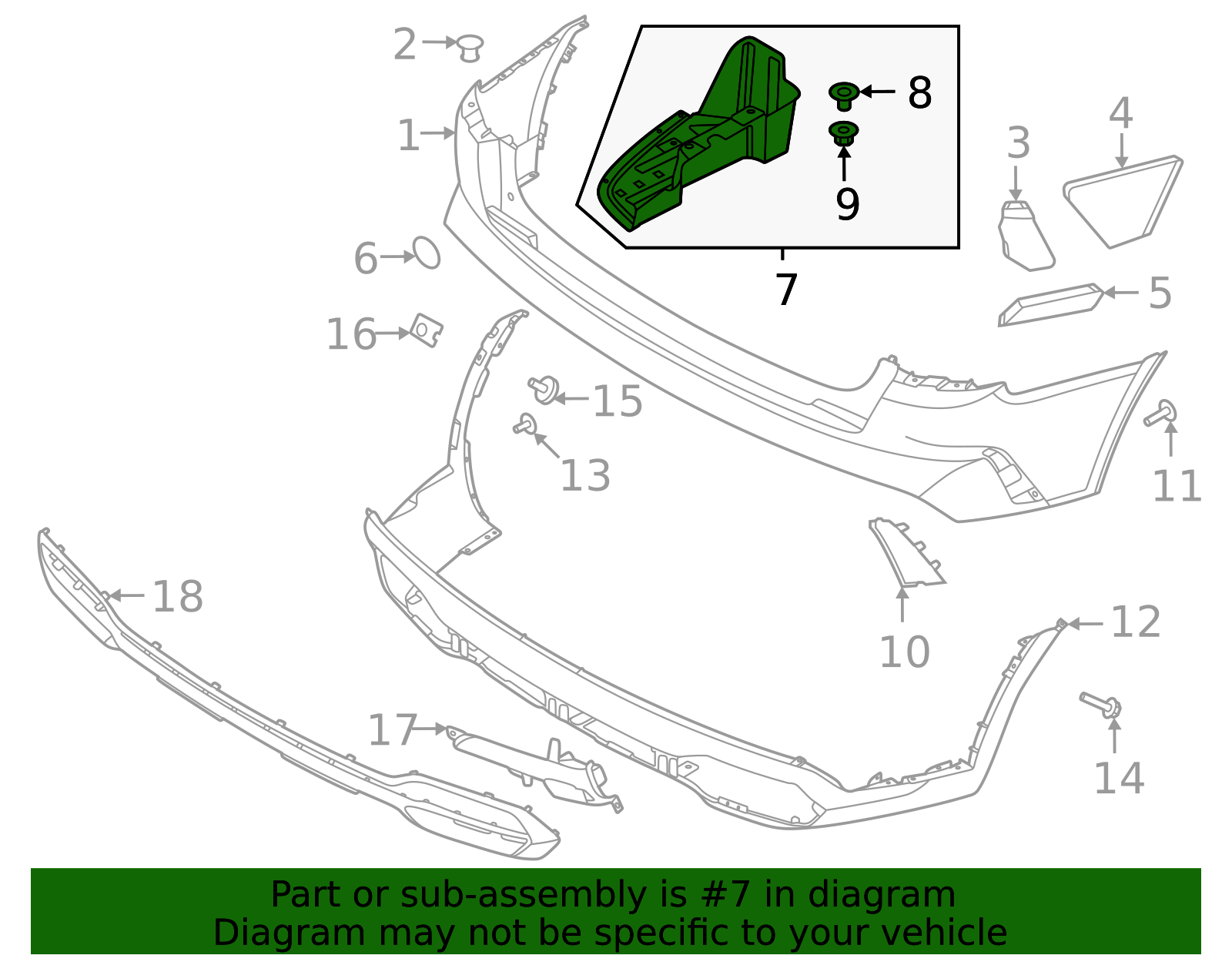 86675-R5100 - Side Cover 2021-2023 Kia Sorento | Kia.Parts Store