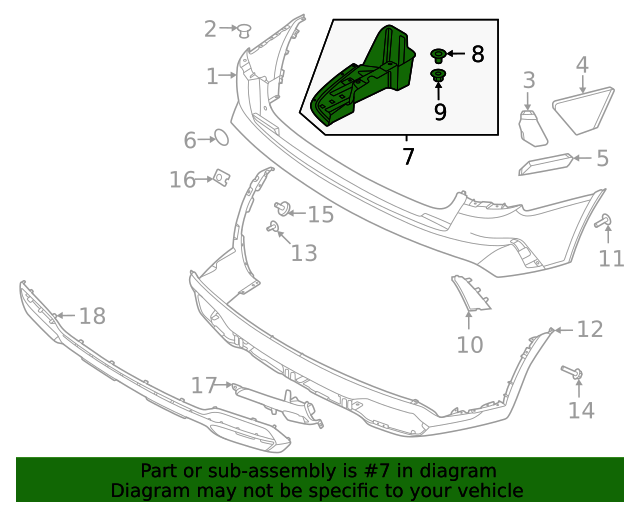 86675-R5100 - Side Cover 2021-2023 Kia Sorento | Kia.Parts Store