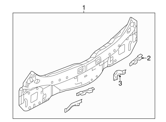 2010-2015 Mazda Bumper Bracket GS1D-70-752A | Mazda-Parts