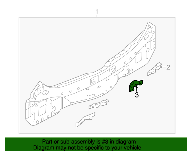 C235-70-753A - Rear End Panel Bracket - 2006-2015 Mazda 5 | MazdaSwag