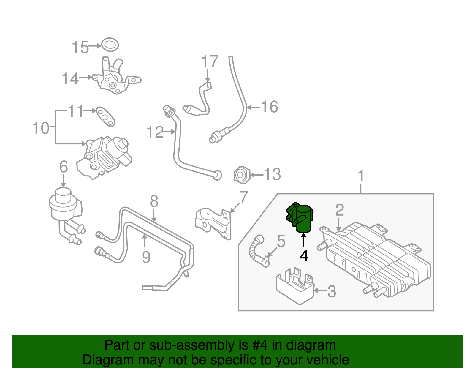 9U5Z-9F945-E - Vent Control Solenoid 2006-2015 Ford | Big 3 Auto Parts