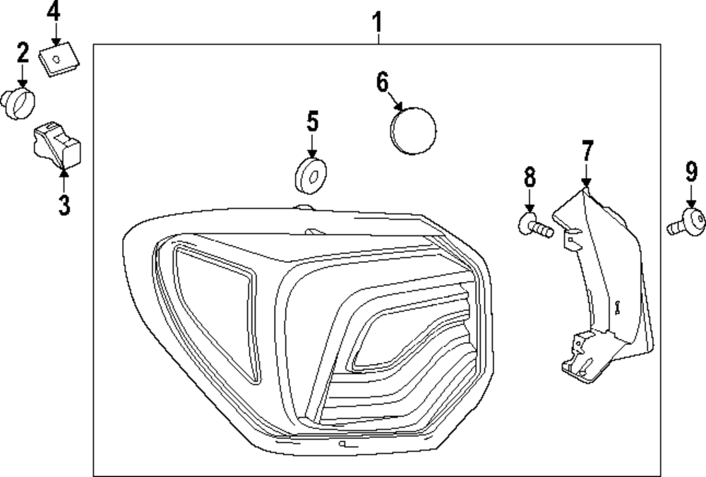 2024 Buick Encore GX F Lamp 42853006 GM | GMPartsDirect.com