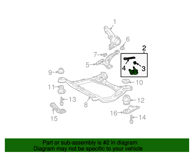 2002-2009 Lexus Ball Joint 43340-09010 | OEM Parts Online