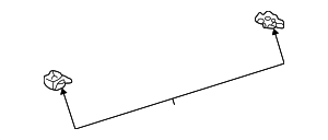 75561-53030 - Roof Molding Clip - 2003-2005 Lexus IS300 | MyLexusParts