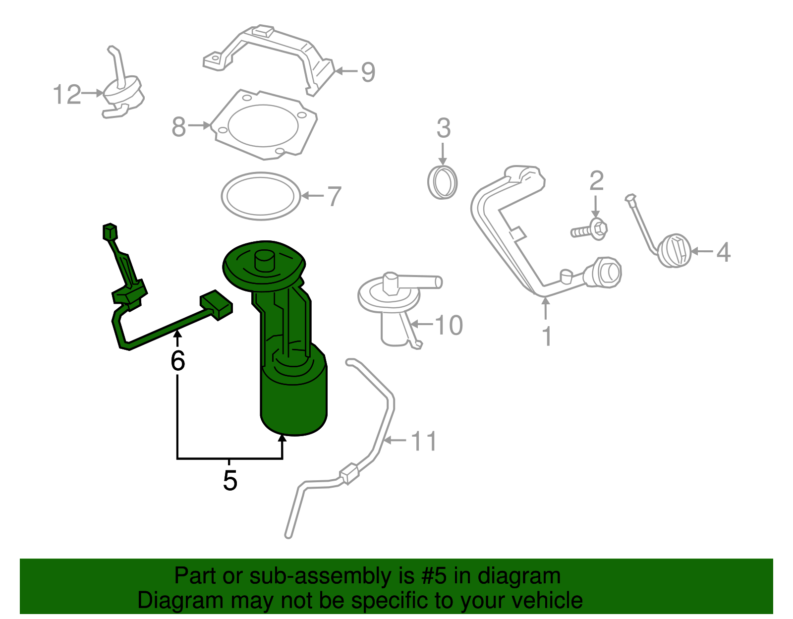PFS-1382 - Motorcraft™ Fuel Pump And Sender Assembly 2017-2020 Ford ...