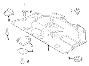 DGH9-56-11Y - Under Cover - 2020-2021 Mazda CX-30 | MazdaSwag