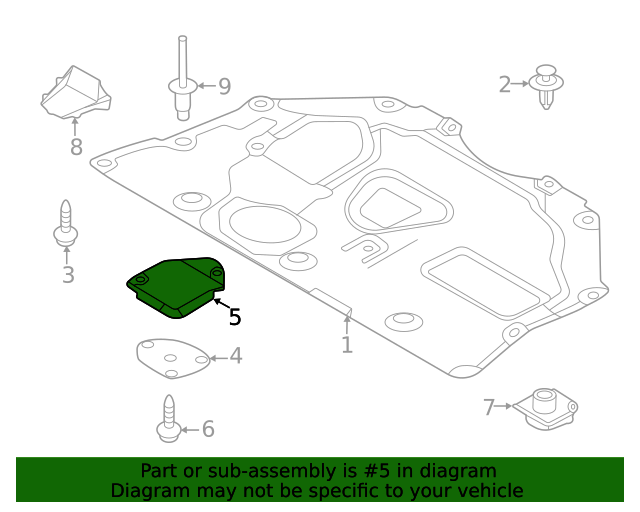 2019-2024 Mazda Under Cover Access Panel BDTS-56-071 | Mazda-Parts