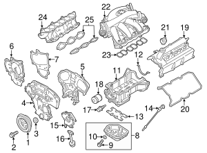 2009-2024 Nissan Valve Cover 13264-9N00A | OEM Parts Online