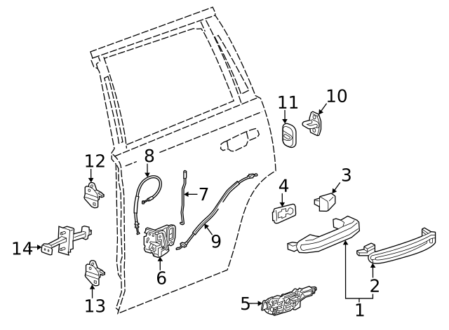 Handle Kit 13534894 | GMC Parts Canada