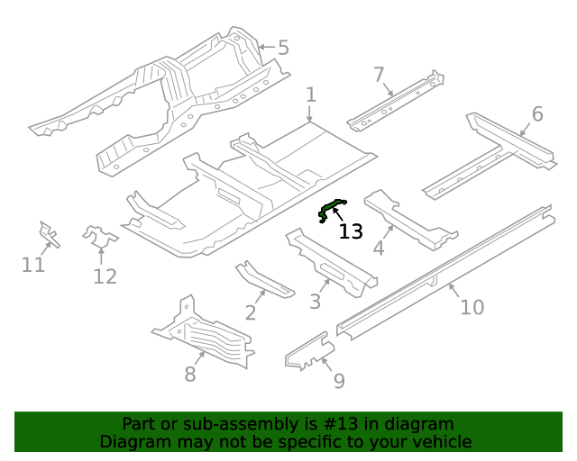 Genuine BMW 41-00-7-488-047 | Radio Speaker Bracket | FREE Shipping on ...