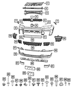Front Bumper and Fascia for 2021 Jeep Grand Cherokee L | Mopar eStore