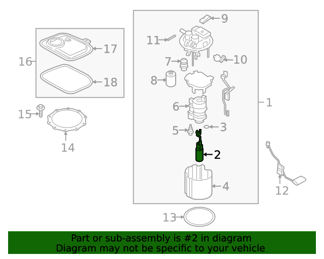 2019-2022 Hyundai Fuel Pump 31119-G3000 | OEM Parts Online