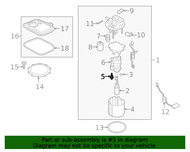 2014-2022 Hyundai Fuel Pressure Regulator 31380-3R600 | OEM Parts Online