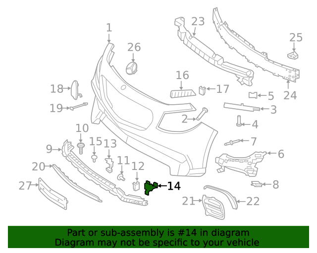 213-885-01-01 - Lower Mount Bracket 2018-2020 Mercedes-Benz | Mercedes ...