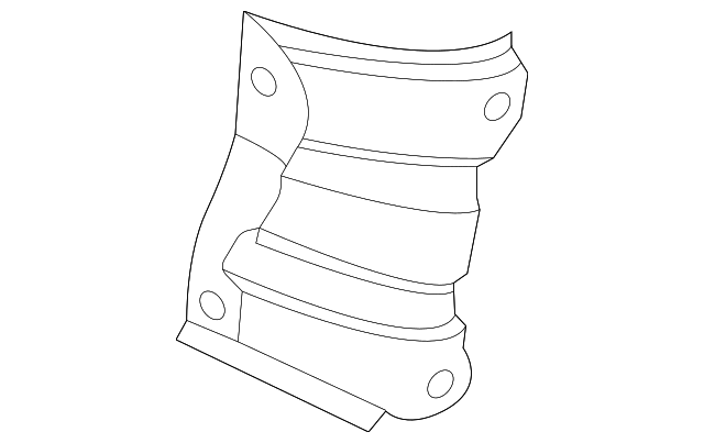 71248-K0000 - Body A-Pillar Bracket 2020-2021 Kia Soul | Kia.Parts Store