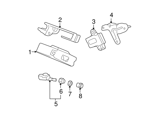 2007-2009 Acura MDX Antenna 39360-STX-A01 | OEMAcuraPart