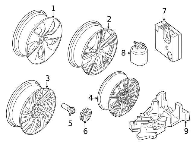 36106880105 - 2019-2020 BMW i8 Wheel, Alloy (36-10-6-880-105) | BMW of ...