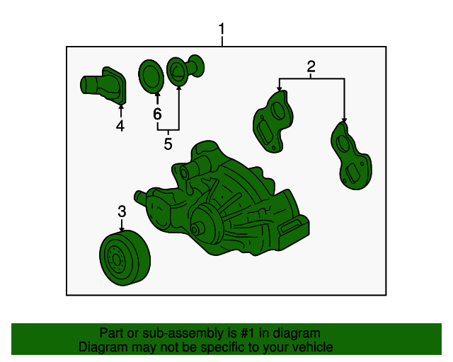 2007-2020 GM Water Pump 12681417 | My GM Part