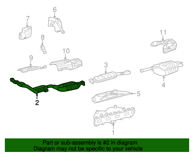 202-490-92-19-80 - Converter & Pipe 1994 Mercedes-Benz C 220 | Mercedes ...