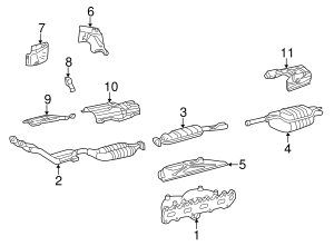 202-490-92-19-80 - Converter & Pipe 1994 Mercedes-Benz C 220 | Mercedes ...