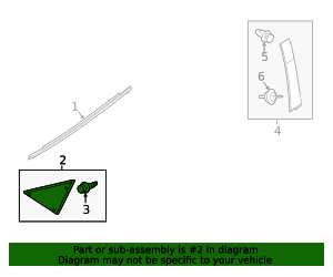 2019 Mazda 3 Corner Molding - Driver's Side (LH) BDTS-69-16YB ...