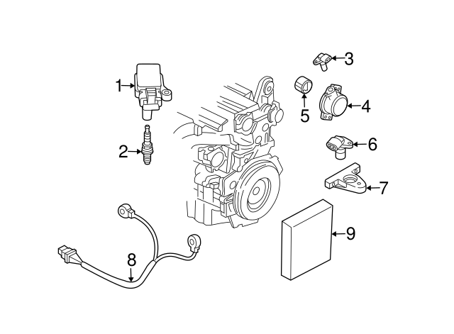 Genuine Camshaft Position Sensor for 2006-2011 Volvo | Part# 30711293 ...