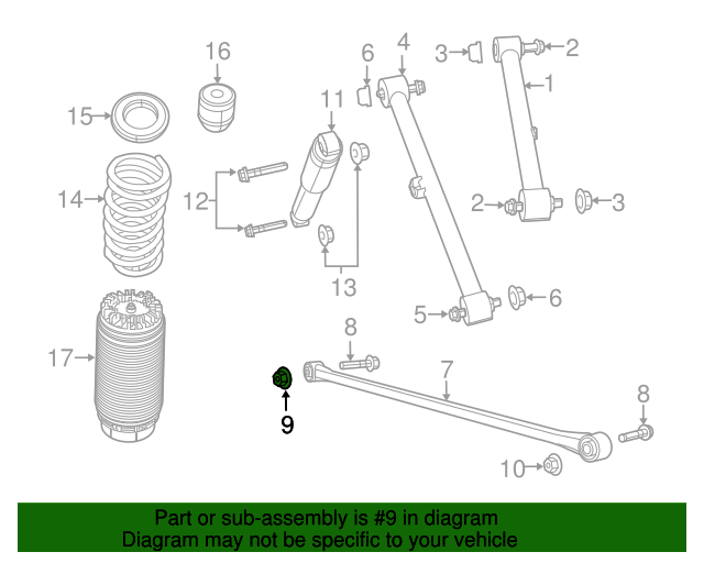 2014-2023 Ram Nut 6511267AA | TascaParts.com