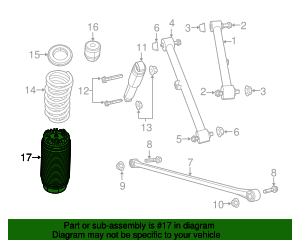 2014-2020 Ram Air Spring 68248948AA | TascaParts.com