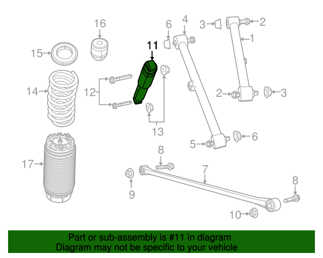 68194016AB - Absorber - 2013-2023 Ram | Mopar Parts Canada