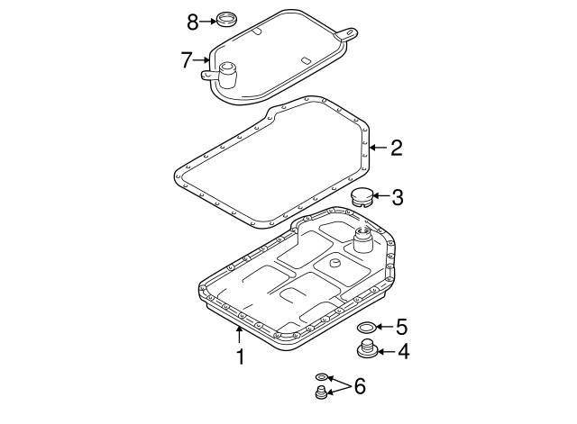 01V-321-376 - Transmission Drain Plug 1998-2006 Volkswagen | Volkswagen ...