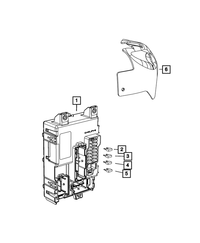 MOPAR BODY CONTROLLER MODULE - 68212435AC - 68212435AC | Mopar Online Parts