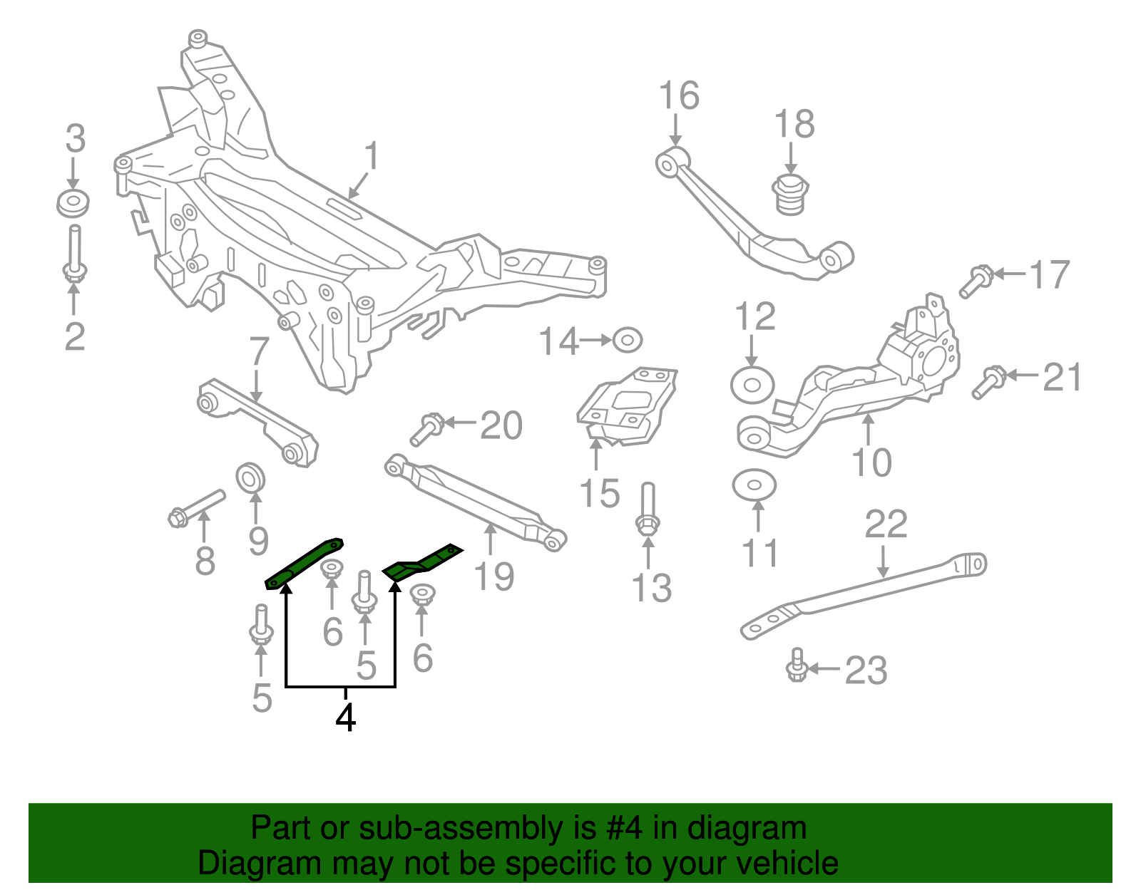 2017-2023 Nissan Stay Bracket 55452-JY00B | Team Nissan Inc.