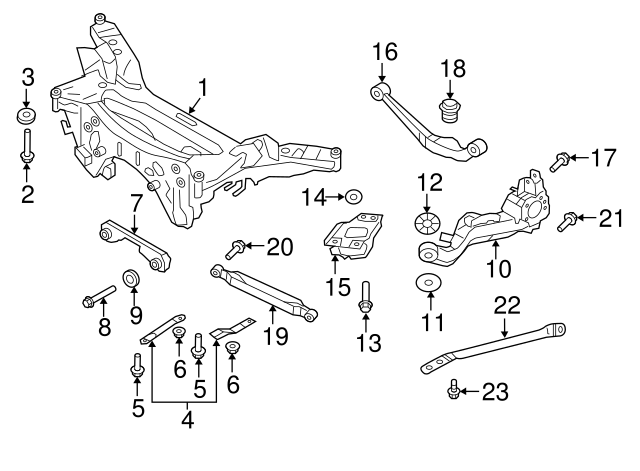 2017-2022 Nissan Rogue Sport Knuckle - Passenger Side (RH) 55501-4CA1D ...
