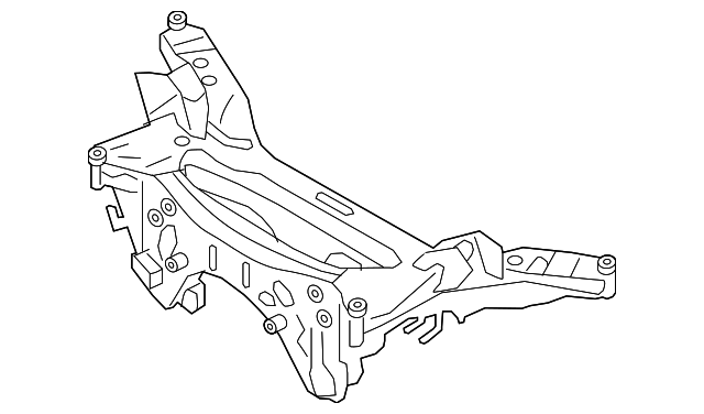 2014-2023 Nissan Cross-Member 55400-1YA1D | Nissan Parts Central