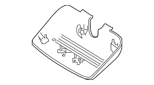 2019-2023 Nissan Maxima Lane Assist Cmra Upper Cover 284L8-9DJ0A ...