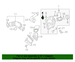 4F0-129-669 - Mount Bushing 2005-2011 Audi | Audi OEM Parts