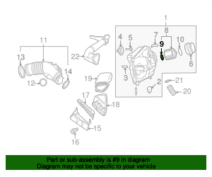 WHT-005-190 - Filter Element Inner Seal 2005-2011 Audi | Audi OEM Parts