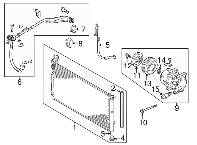 97606-3R301 - Condenser 2015-2016 Kia Cadenza | Kia.Parts Store