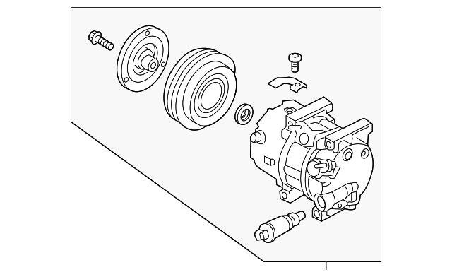 97701-F6600 - Compressor Assembly 2020 Kia Cadenza | Kia.Parts Store