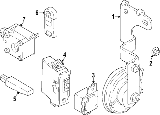 Mazda Parts For 2020-2023 Mazda CX-30 Control Module DGK9-67-5U0 ...